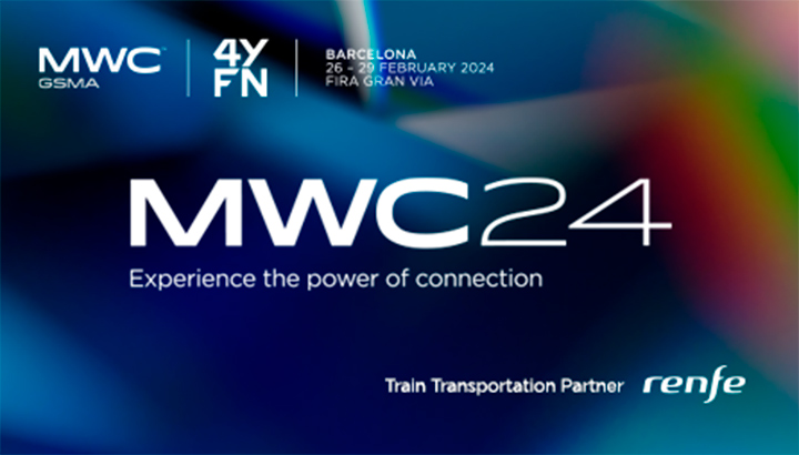 Renfe se convierte en Train Transport Partner del MWC Barcelona