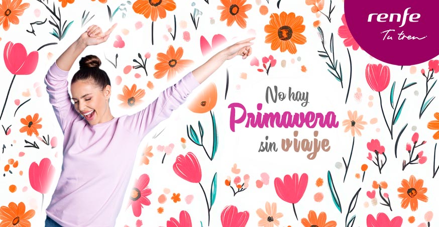 Mejores destinos de primavera para viajar en tren | Renfe
