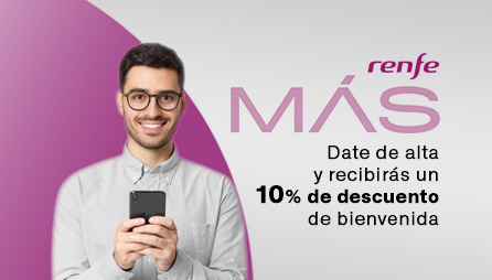 El programa de fidelización MÁS Renfe alcanza los 3 millones